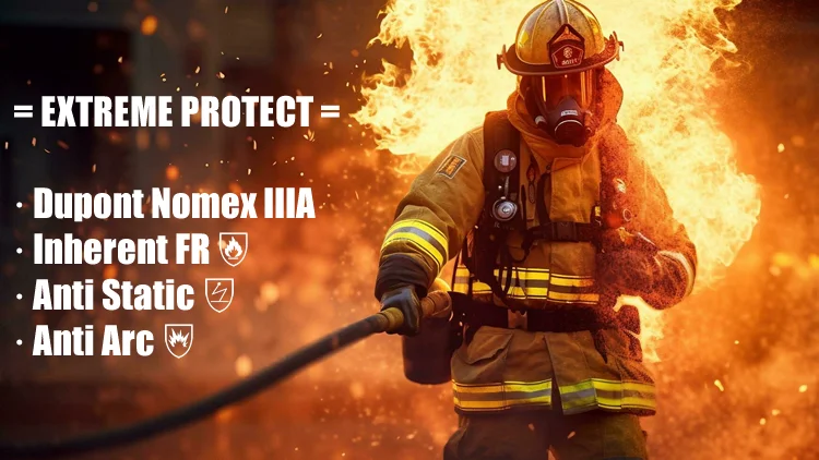 Extreme Protect Dupont Nomex Winter Inherent Fireproof Jacket