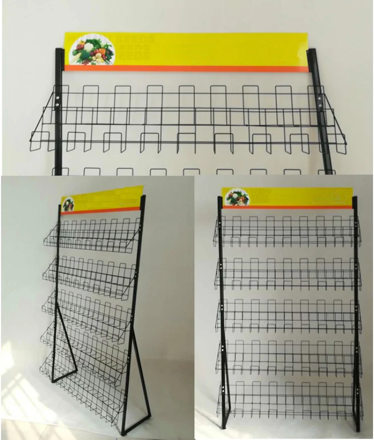 Hot Sale Chinese Vegetable Seeds Display Stand Racks Custom Free ...