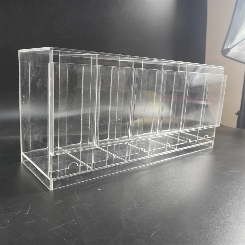 6 Slot Custom Clear Pokemon Packs Dispenser Display Case Acrylic ...