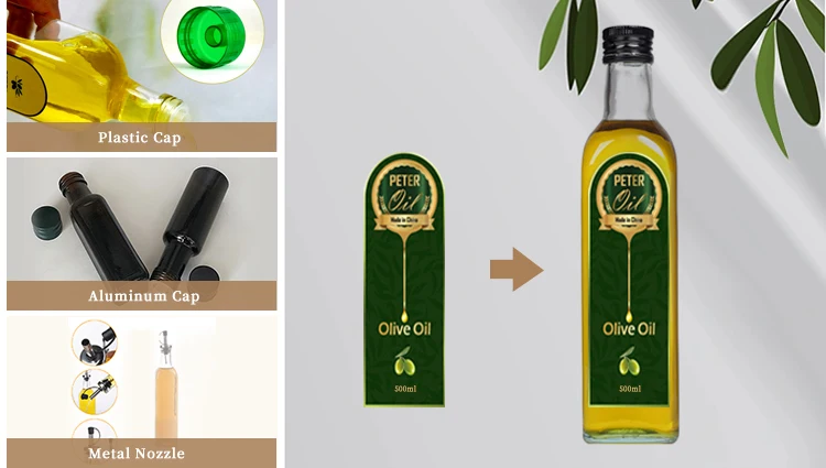 Custom Olive Oil Bottles - Durable and Aesthetically Pleasing