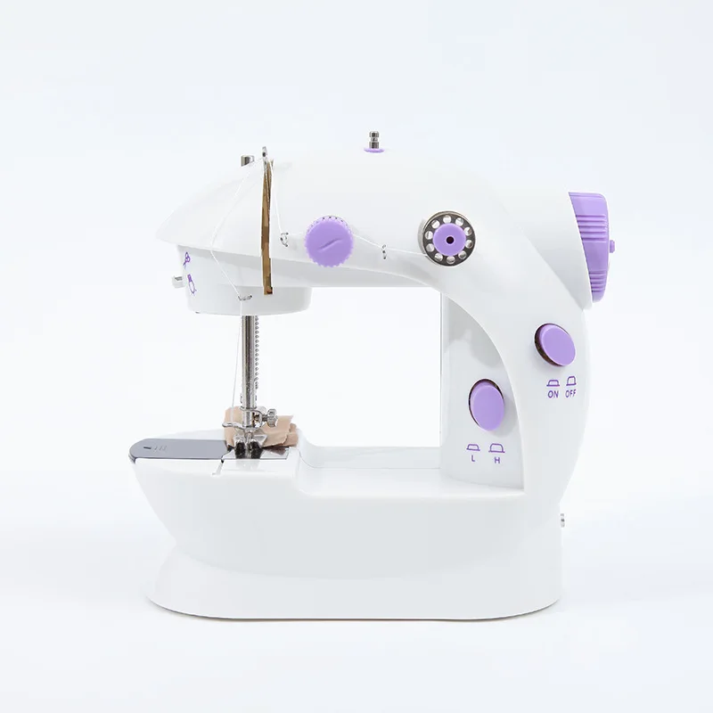 110v 220v Ual Speed Portable Sewing Machine With Light Mini Sewing ...