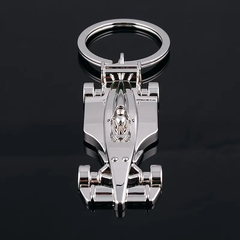 Branded Luxury 3D F1 Race Car Keychain Custom Logo Holder Alloy ...