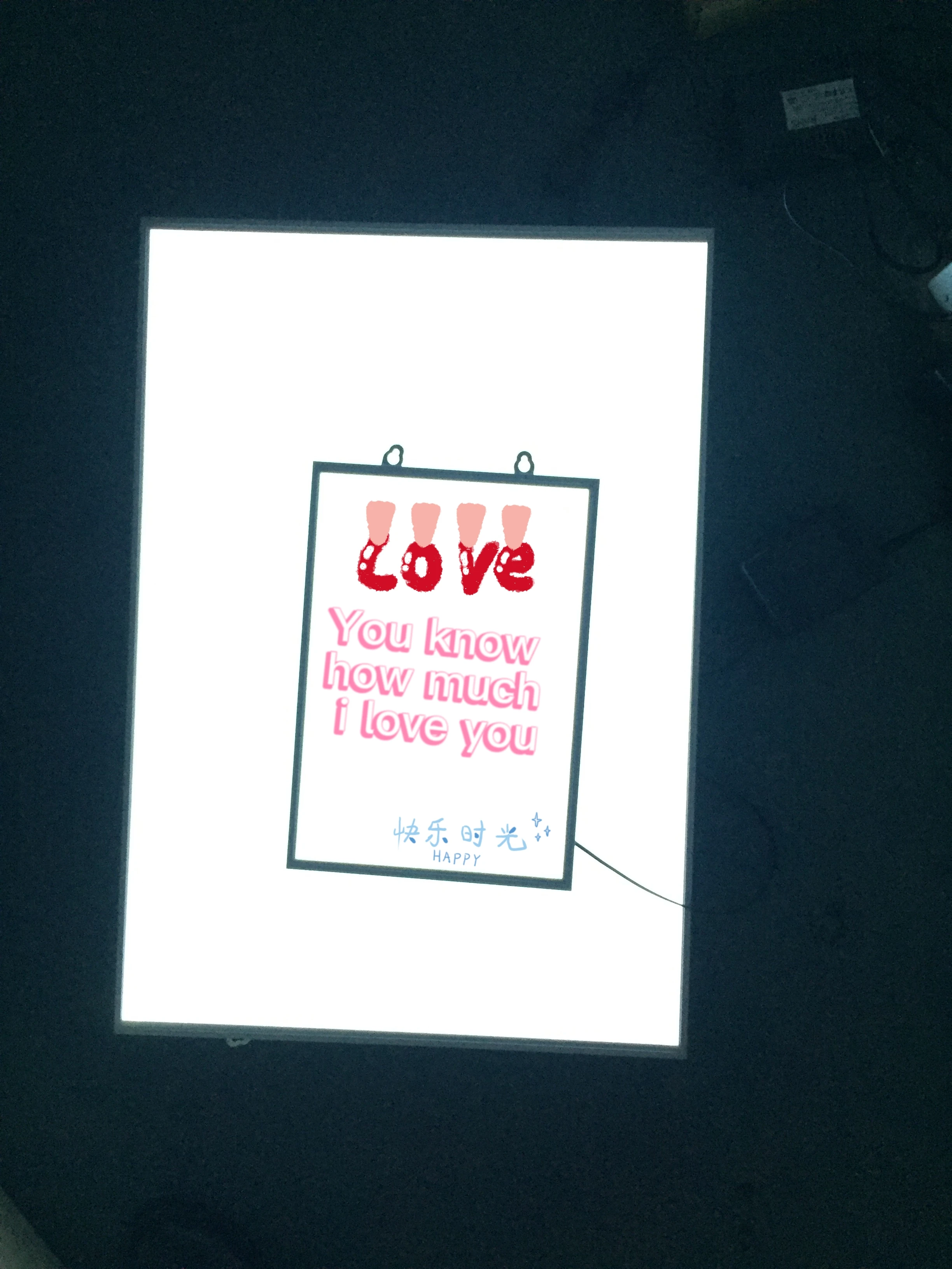 New Electroluminescent Backlight El Sheet 10 Color Choices El Panel for Car