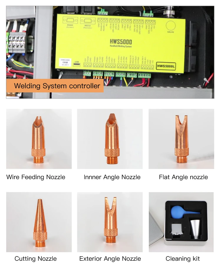 Hot Sale 1000w 1500w 2000w Fiber Laser Welder 3in1 Weld Cleaning ...