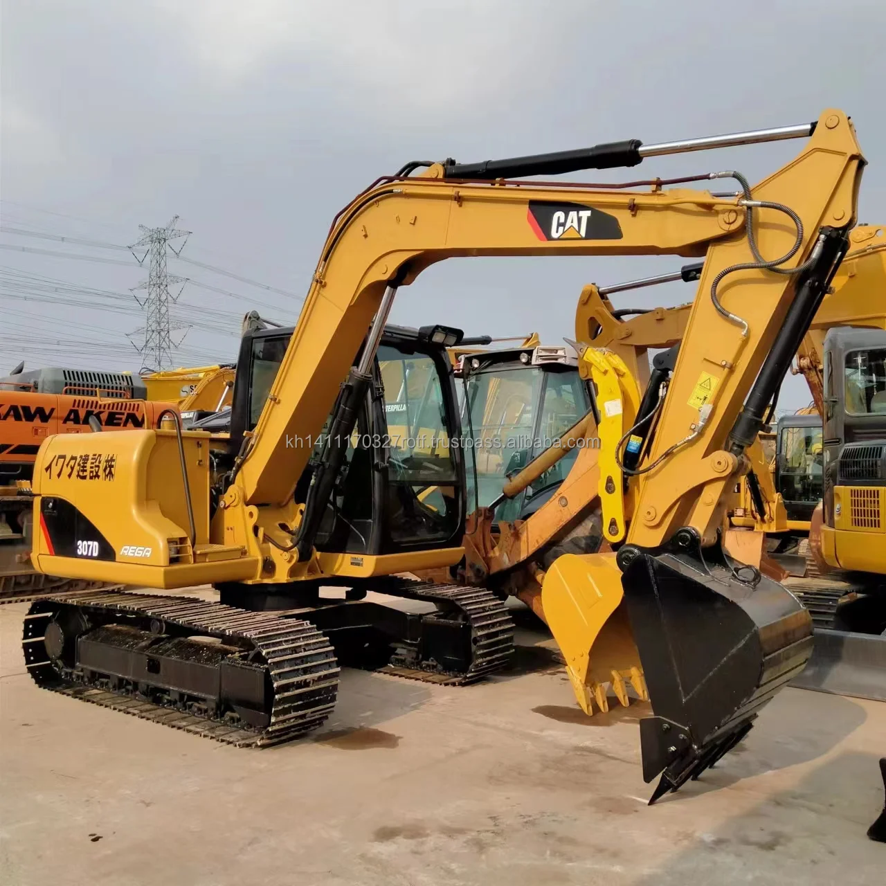 Caterpillar 307 Retroexcavadora De Oruga Usada Excavator Machine ...