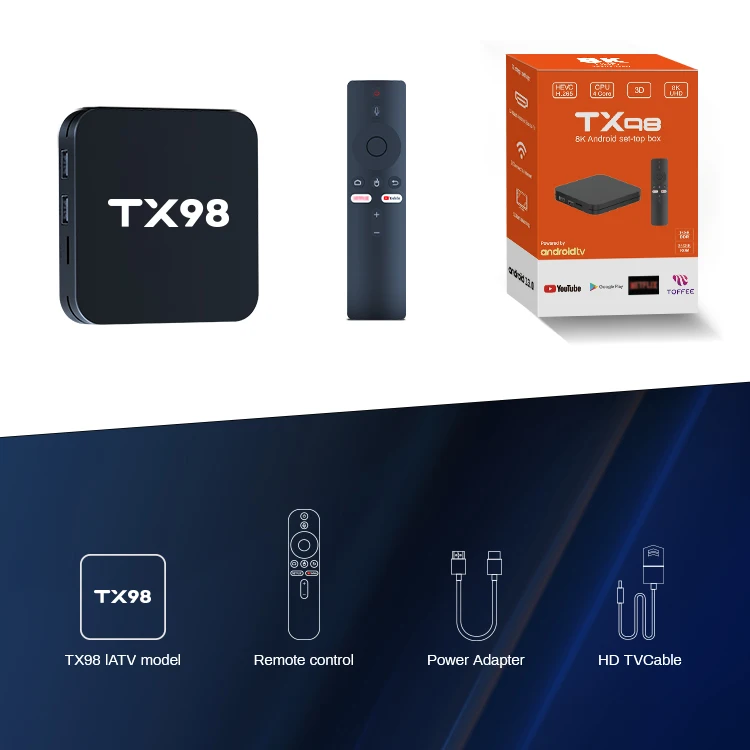 Bangladesh Tx98 4K Ultra HD Android 13 TV Box - Smart & Versatile