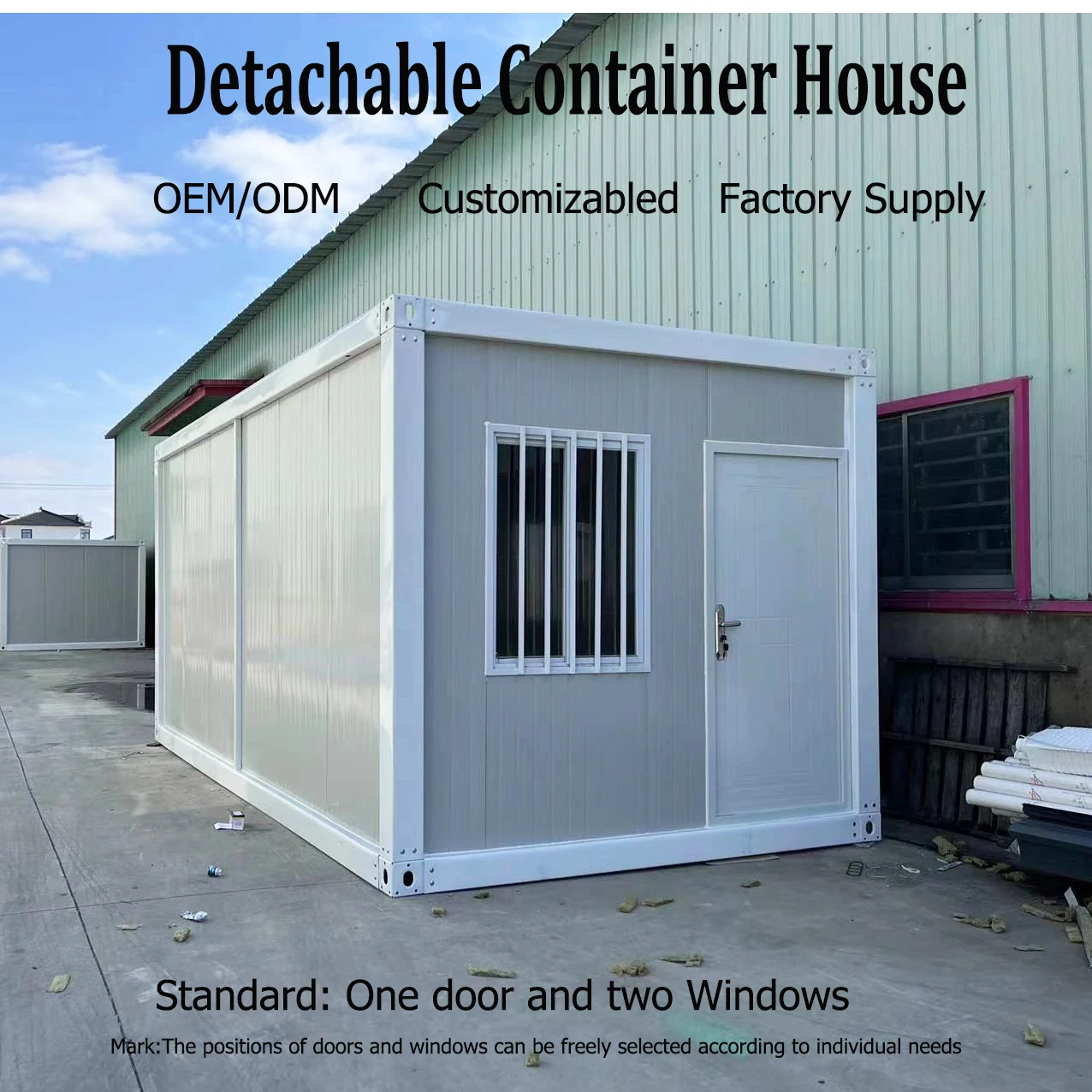 China Standard Easy Assemble Prefabricated Detachable Container House ...