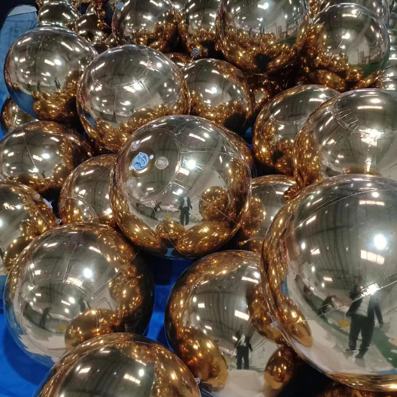 Large Event Decoration Ball Mirror Pvc Peflecting Ball Custom Mirror ...