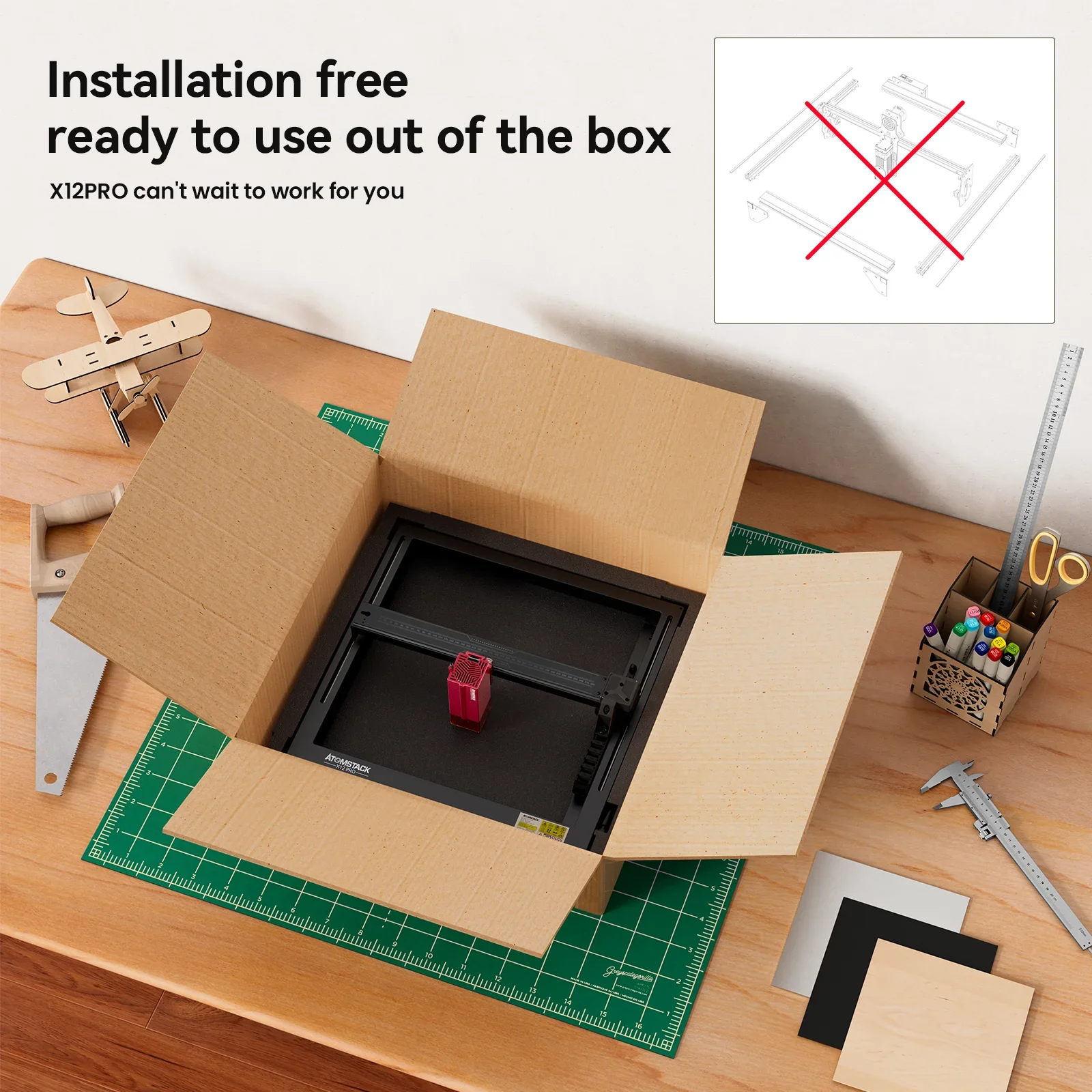 Atomstack A6 Pro Laser Engraver - High Productivity & Quality