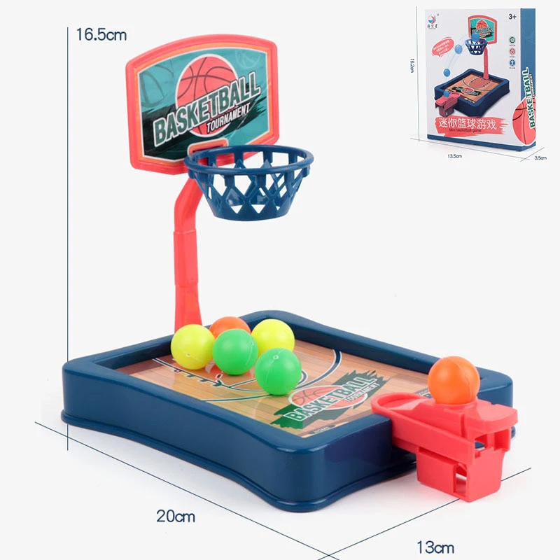 Parent Child Interactive Sports Toy Desktop Basketball Machine Finger ...