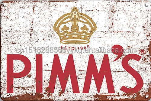 Vintage Rustic Tin Signs - Perfect for Man Caves & Bars