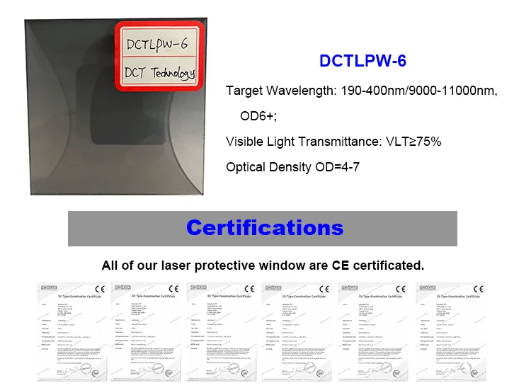 Wholesale Price Glass Or Acrylic Od4+ Od6+ 532nm 1064nm Nd Yag Fiber ...