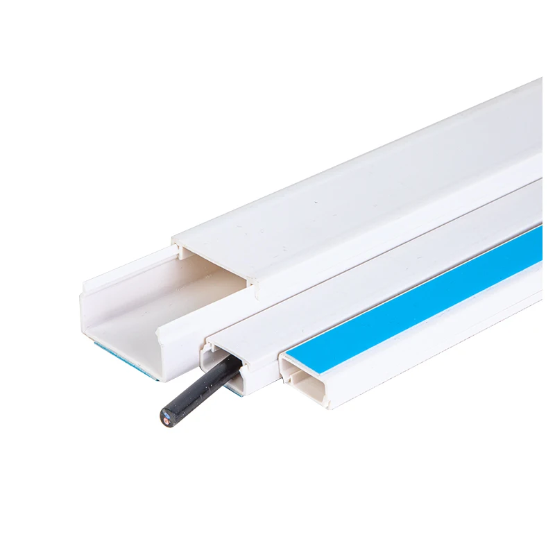Wall Mounted PVC Cable Trunking Insulated Concealer Cable Conduits ...