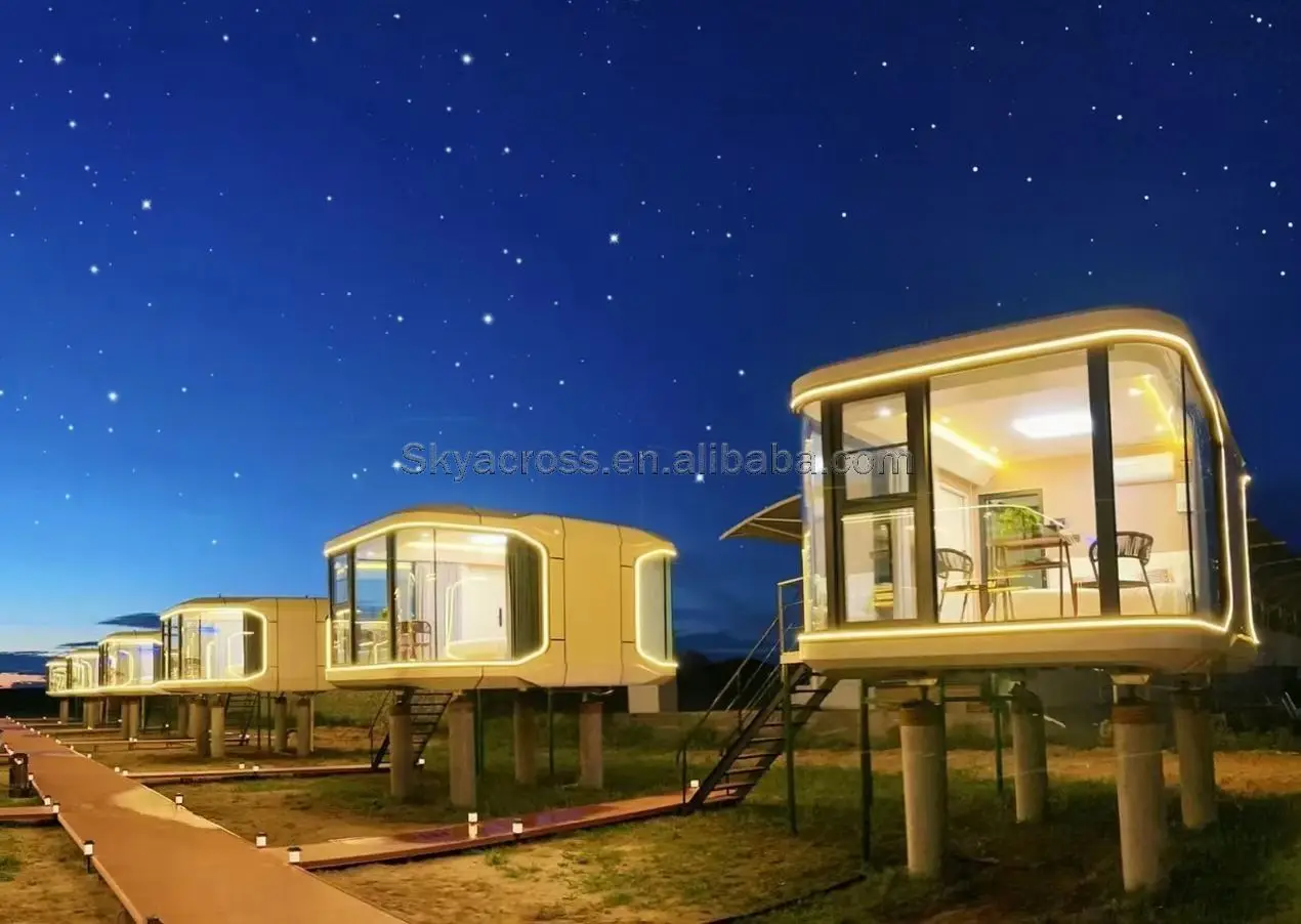 Economic Movable Prefab 2 Bedroom Capsule Hotel - 20ft & 40ft