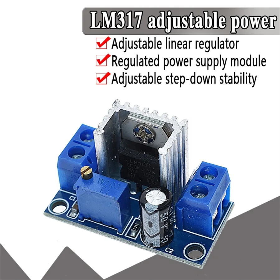 Lm317 Dc-dc Converter Buck Step Down Circuit Board Module Linear Regulator Lm317 Adjustable ...