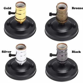 Decorative Light Bulb Socket Bronze E26 E27 Screw Edison Bulb Holder ...