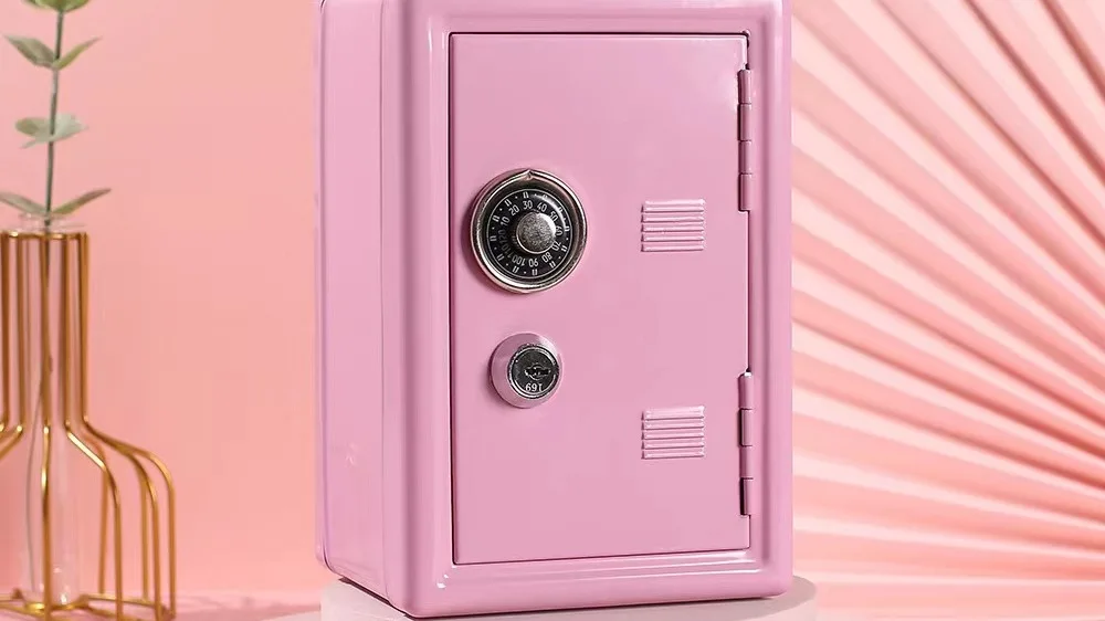 Kawaii Pink Small Mini Cute Iron Steel Metal Child Keys Kids Door Toy ...