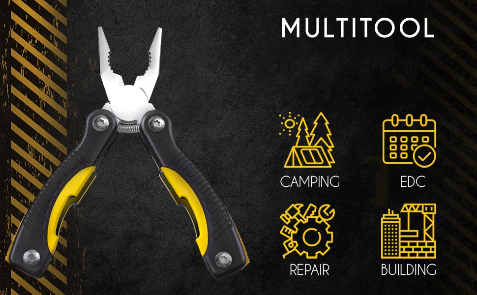 Mini Multitool Knife 12 In 1 Small Pocket Multi Tool With Knife And ...