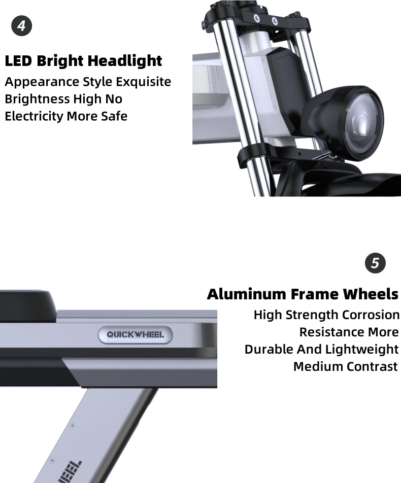 Quickwheel C9 1000W 48V 15Ah Electric Mountain Bike Full Suspension ...