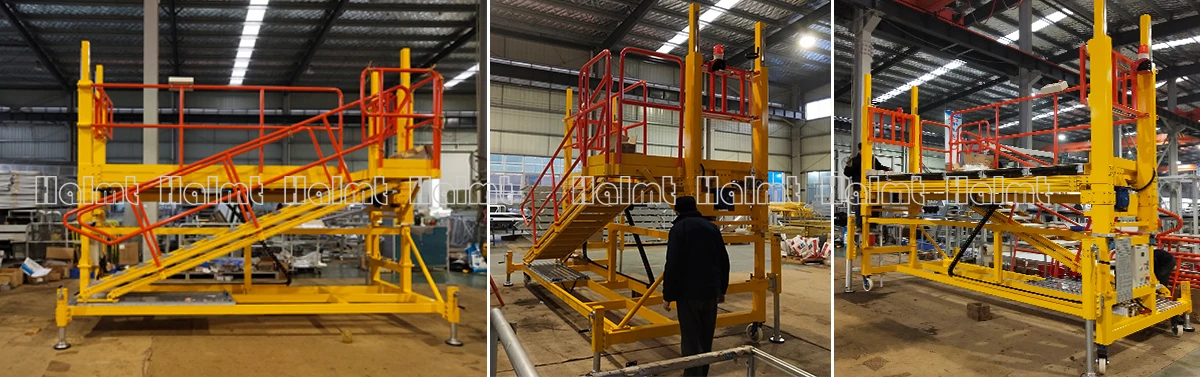 Railway Vehicle Side Maintenance Platform Aluminum Work Platform For ...