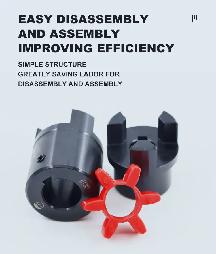 Xl Star Shaped Elastic Couplingspline Shaft Coupling Coupler Keyed ...