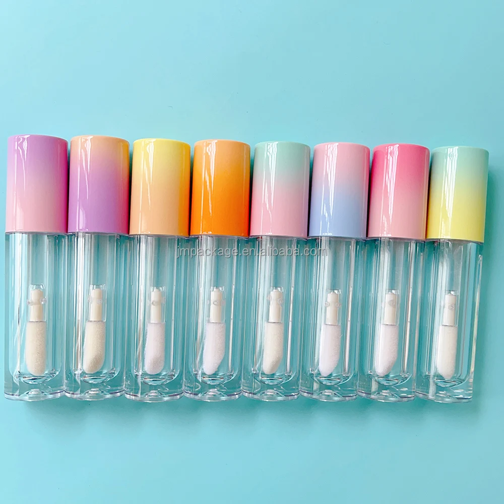 JIE MEI Stock MOQ 100PCS 5ML Big Wand Lip Oil Bottle Wholesale