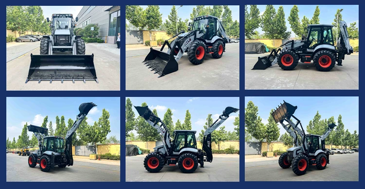 Factory Aolite Bl105-25 Chinese Backhoe Loader Mini 4x4 Backhoe Loaders ...