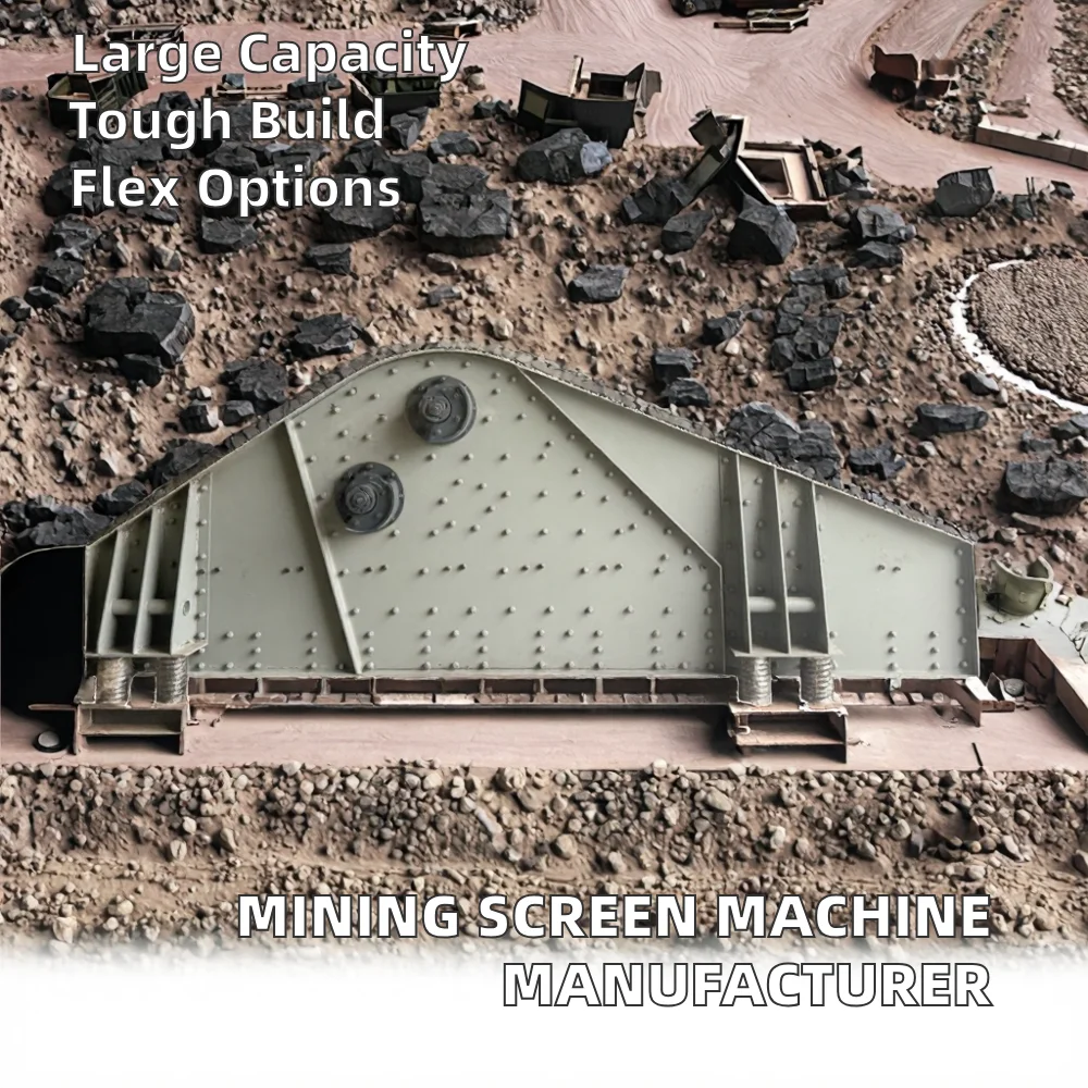Mining Products Inclined Vibratory Screen Machine Aggregate Screening ...