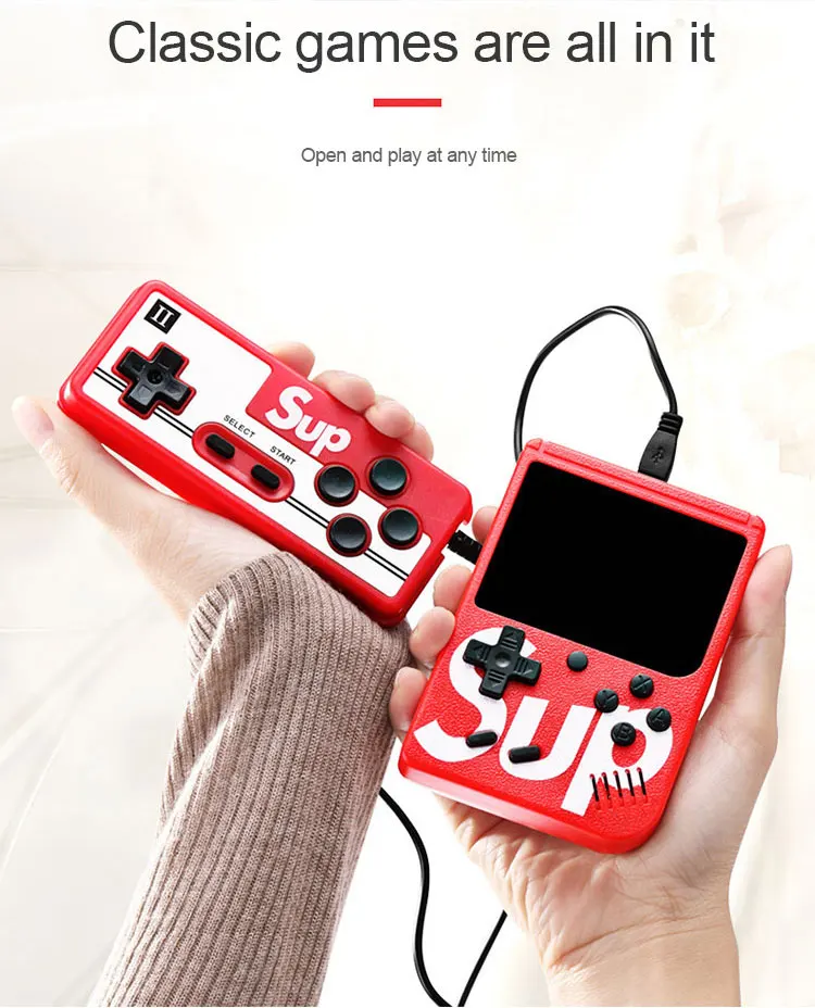 Mini Retro Juego Consola Sup Handheld Video Game Console Sup Game Box ...