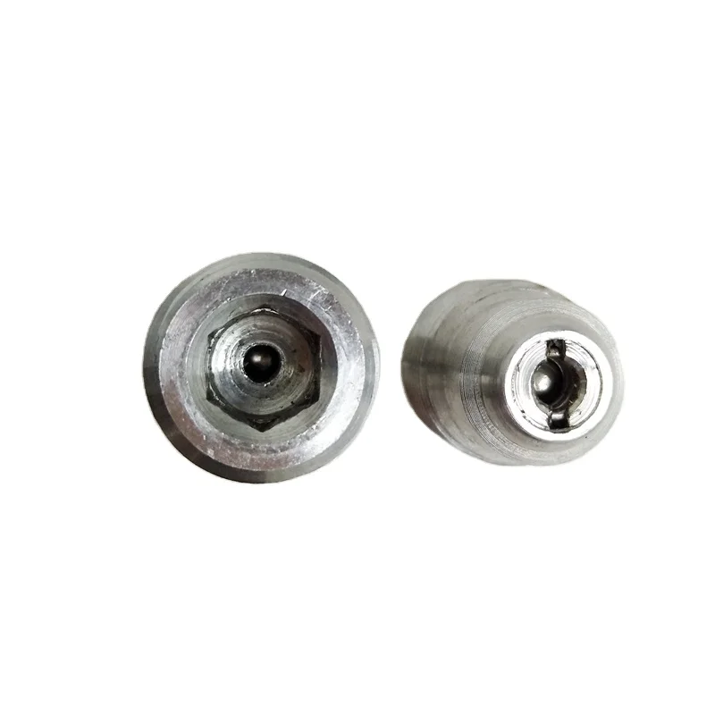 Internal Check Valve and Fitting - Grease Fitting Single Ball Check Valve