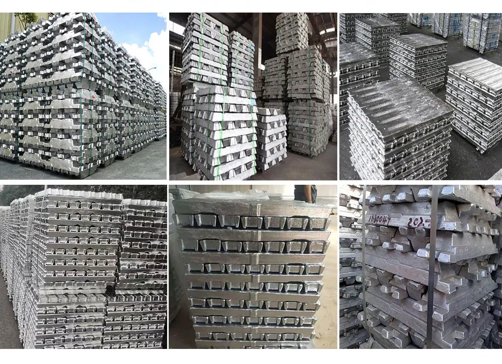 Aluminum Ingots Aluminium Metal Ingot Aluminum Material 99.9% Aluminum ...