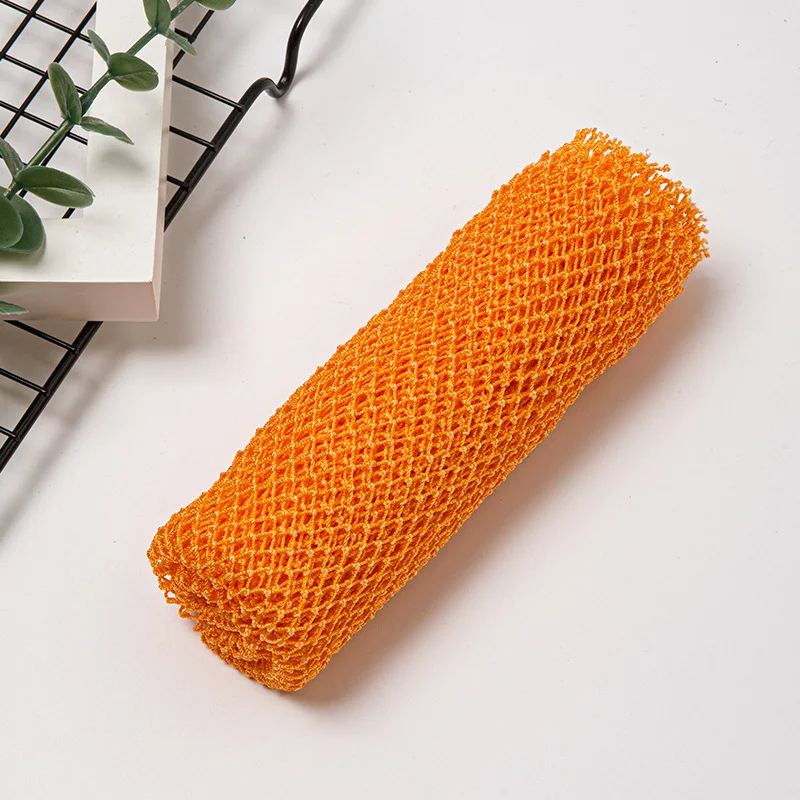 Wholesale Custom Exfoliating Long Back Sponge Nylon African Net Bath ...