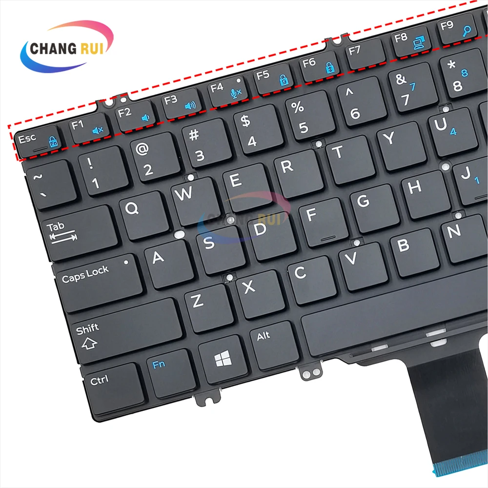 Backlit Keyboard for Latitude 5280 7280 7290 7380 7390, Latitude 5289 ...