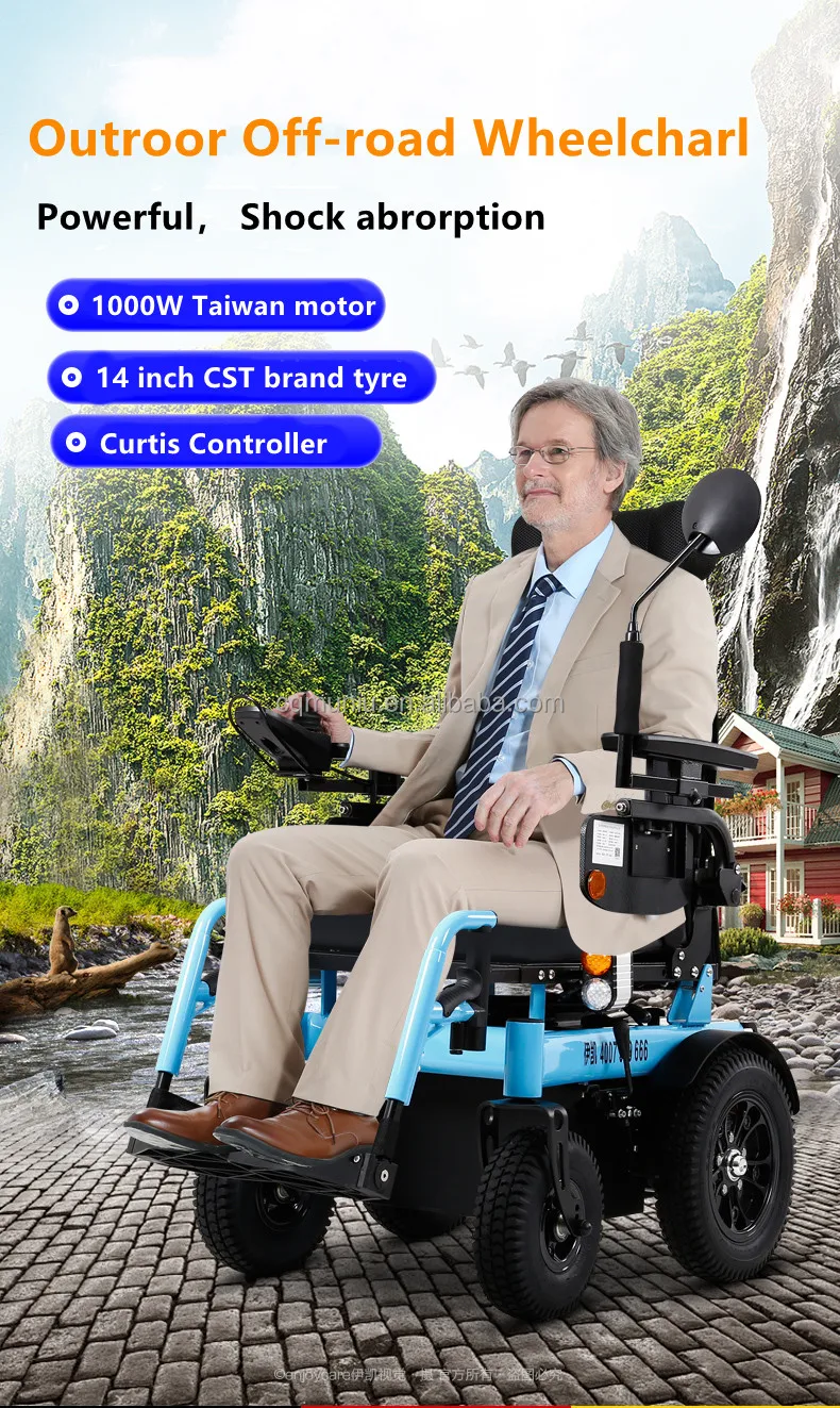 Off-road Electric Wheelchair - Powerful & Reliable Mobility
