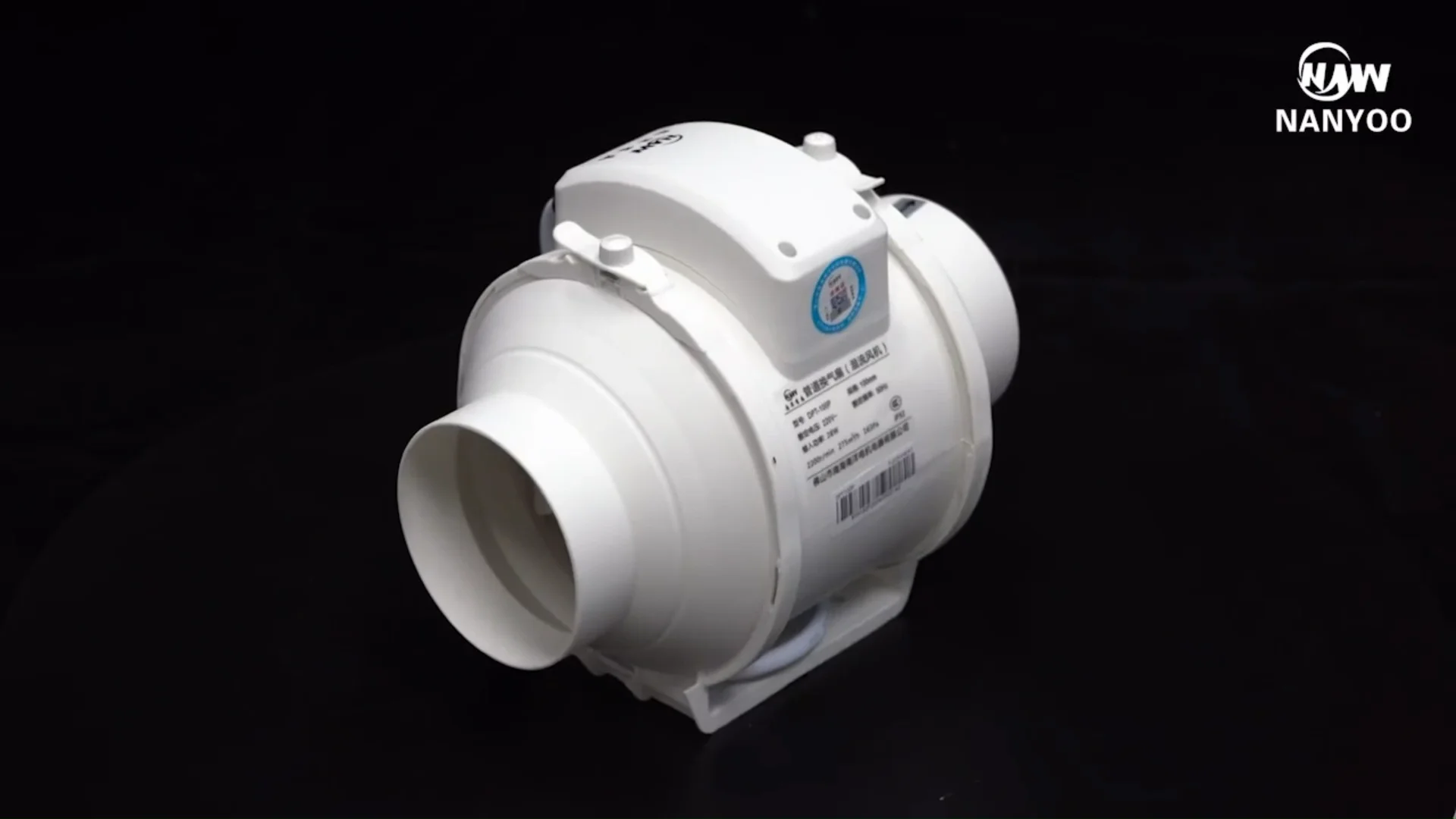 4 Inch Inline Duct Fan Blower Fan With Variable Speed Controller Hvac ...