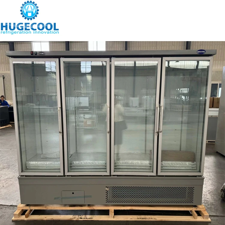 Supermarket Glass Door Upright Chiller Beverage Fridge Cooler| Alibaba.com