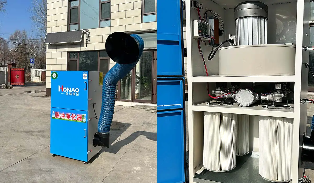 2.2kw Cyclone Dust Collector Industrial Dust Collector Pulse Industrial ...