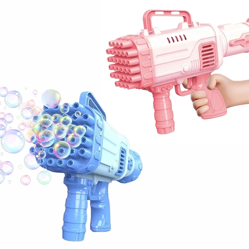 32 Holes Bubble Gun - Automatic Blower for Kids & Adults