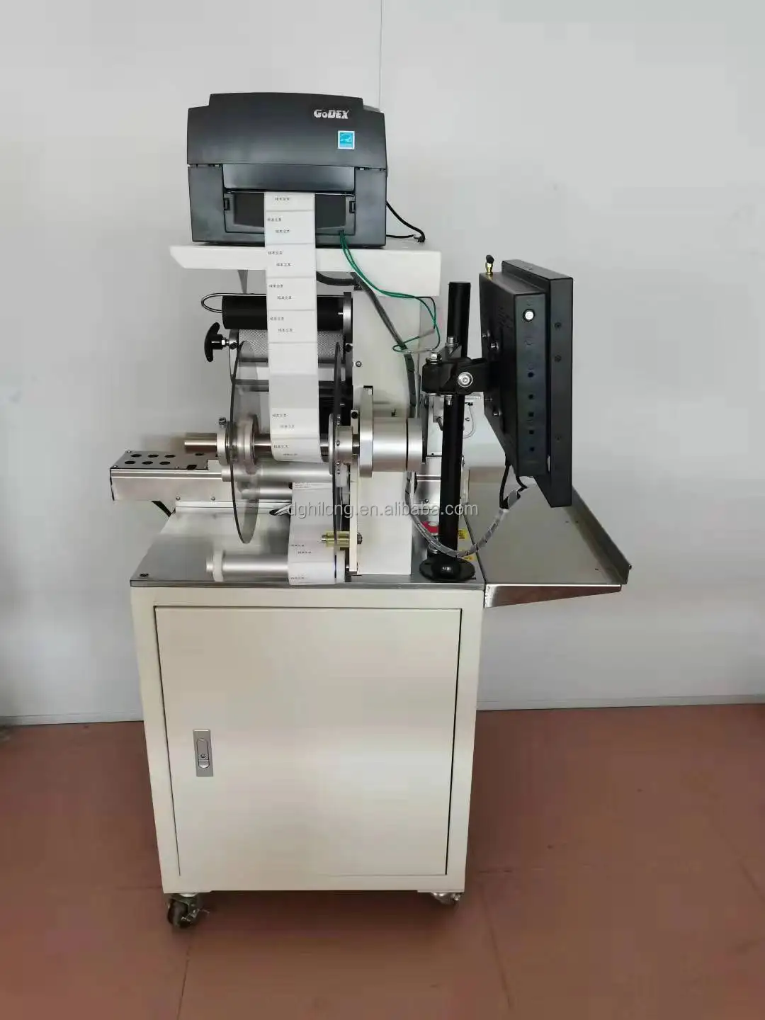 Wire Cable Labeling Wrapping Harness Label Folding Machine Cable Marker ...