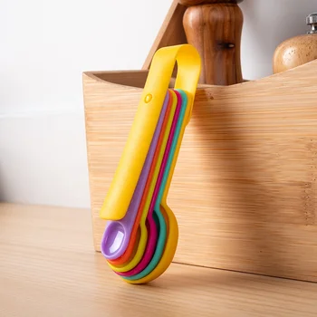 Customized Color Plastic Measuring Spoon Scoop Baking Measuring Spoon ...