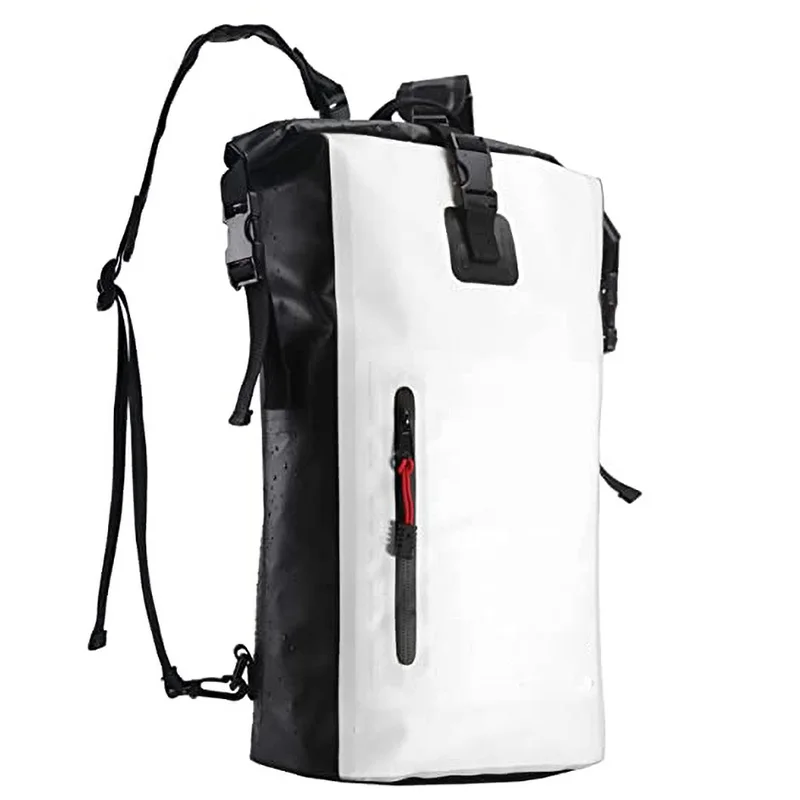 Waterproof Backpack Floating Roll Top Closure 25L Backpack for Kayaking ...