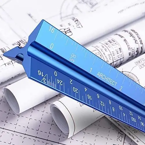 Architectural Scale Ruler - Precision Imperial Measurements