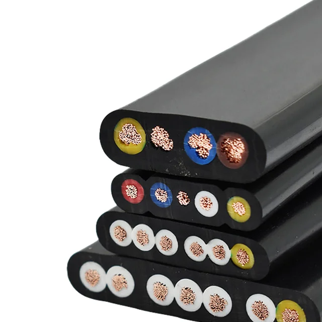 60227iec 7f Steel-supported Flat Elevator Trailing Cables Flexible ...