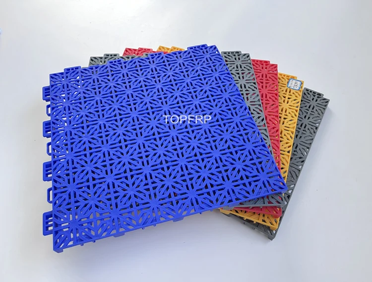 Outdoor Basketball Court Floor Tiles Removable Plastic Interlocking ...