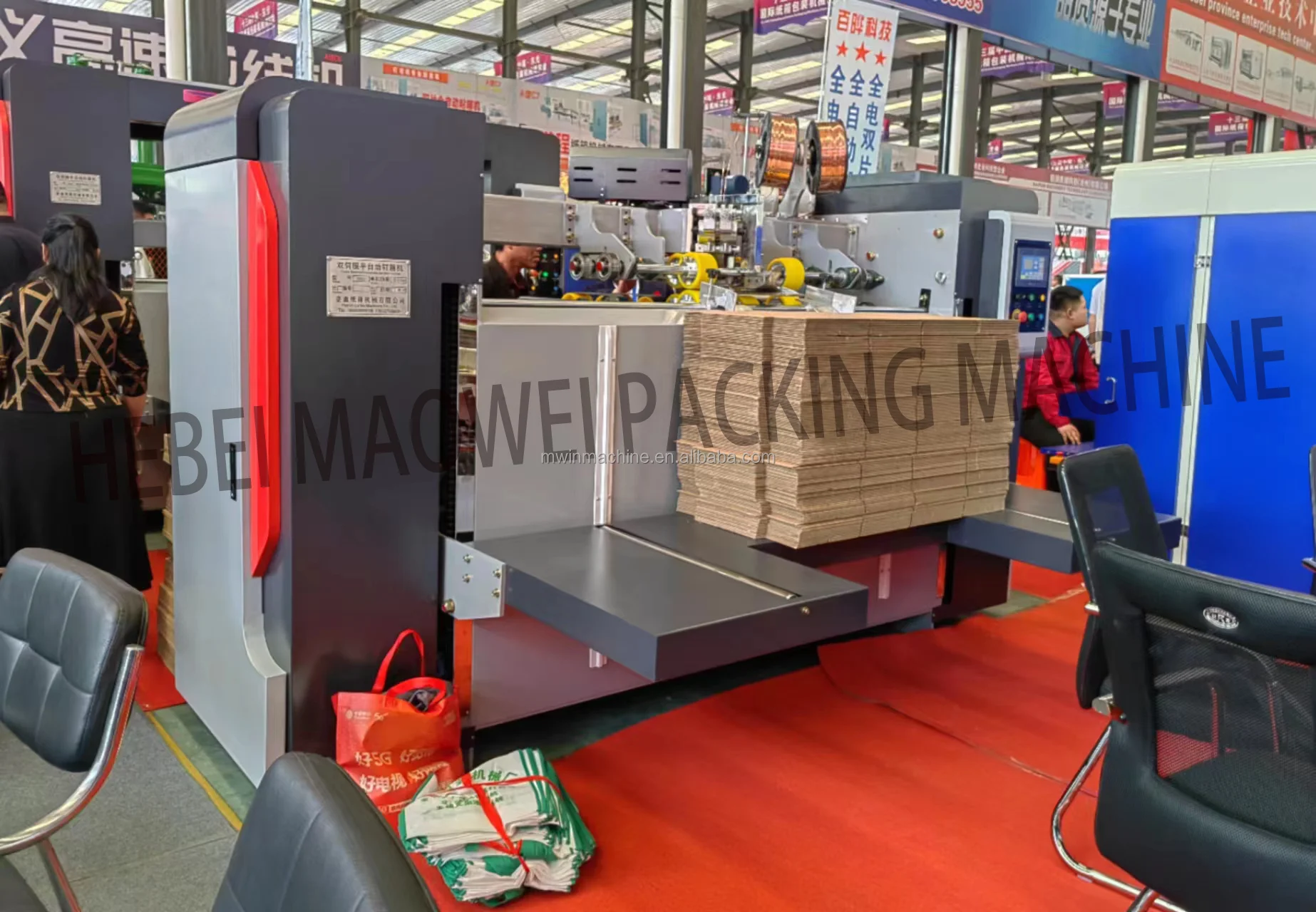 Profession Factory Semi-auto Corrugated Stitching Machine - Buy Semi ...