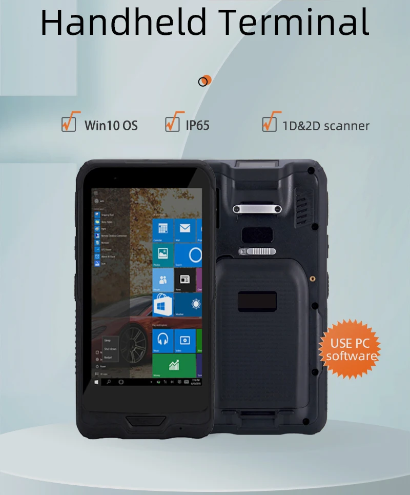 Rugged Ip67 Z8350 Industrial 6 Inch Handheld Terminal Mobile Computer ...