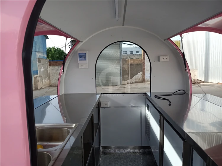 Customizable Small Buffet Bakery Shop Food Trailer for Cold Drinks ...