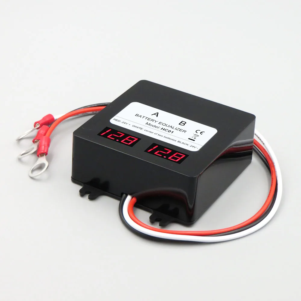 HC01 12V 5A Battery Bank Equalizer Balancer with LCD for Lead-Acid ...
