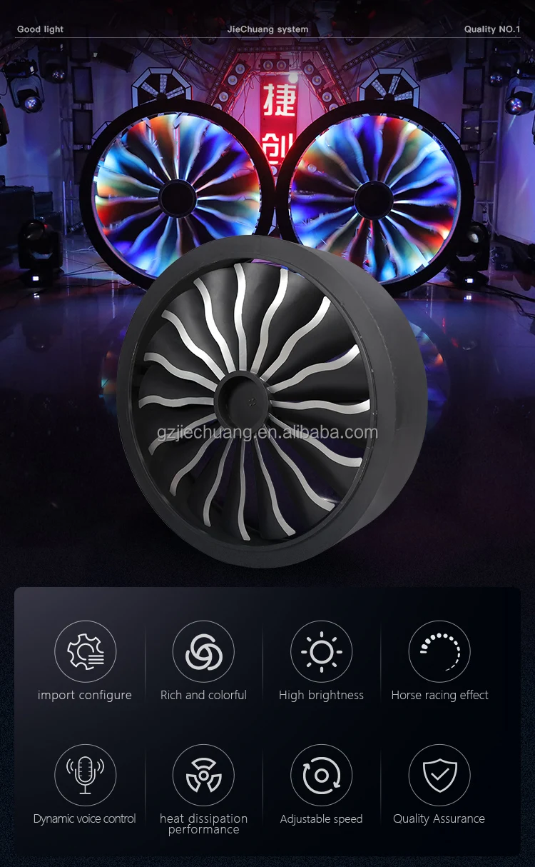Led Big Fan Light Stage Background Pixel Effect Dj Lights For Nightclub ...