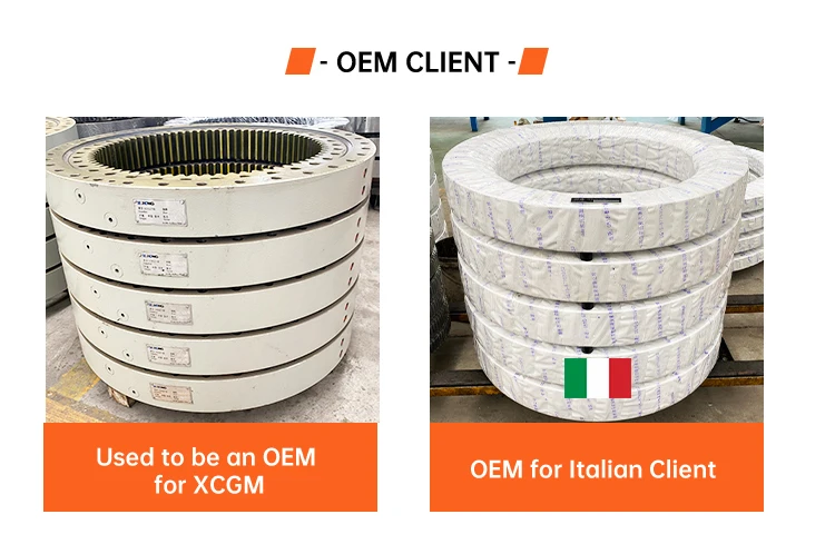 Se7 Excavator Crane Worm Gear Bearing Dual Axis Slewing Slew Drive For ...